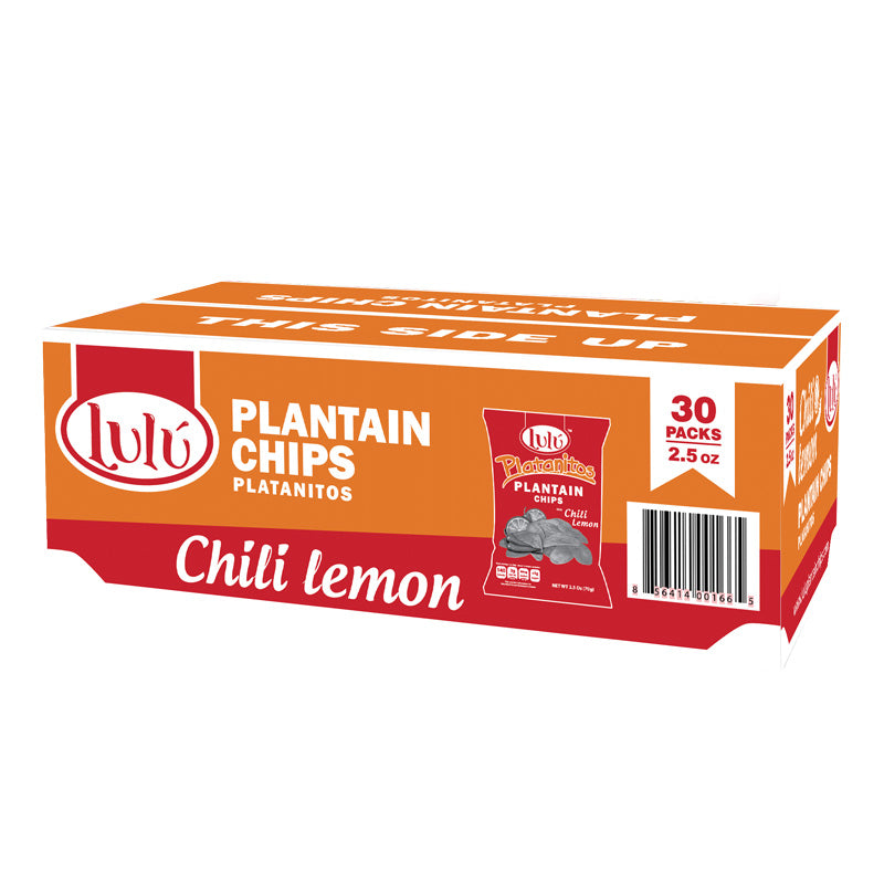 Lulu Chili Lemon Plantain Chips 2.5 ounces Platanitos de Chile y Limon ...